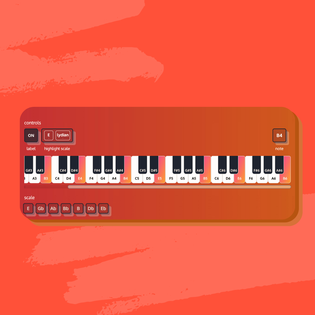 Free Virtual Piano and Keyboard | ChordCreate